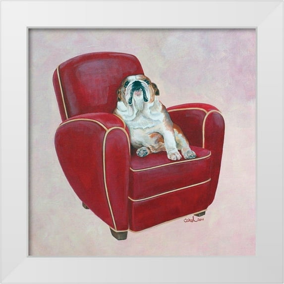 Dillon, Carol 12x12 White Modern Wood Framed Museum Art Print Titled ...