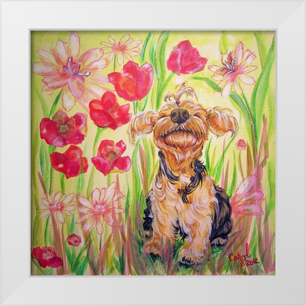 Dillon, Carol 12x12 White Modern Wood Framed Museum Art Print Titled ...