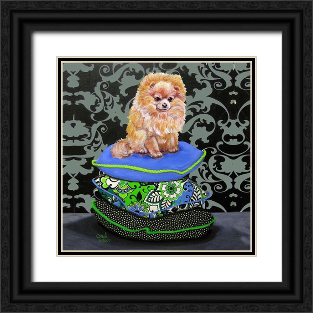 Dillon, Carol 20x20 Black Ornate Wood Framed with Double Matting Museum Art Print Titled ...