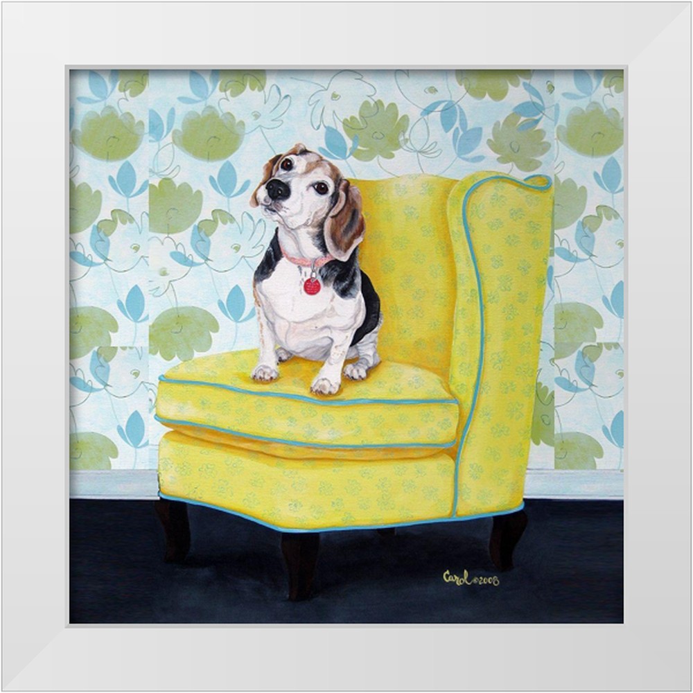 Dillon, Carol 26x26 White Modern Wood Framed Museum Art Print Titled ...