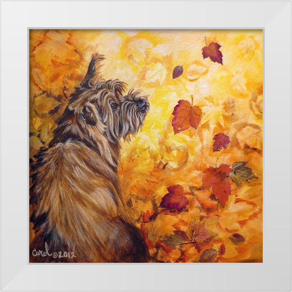 Dillon, Carol 26x26 White Modern Wood Framed Museum Art Print Titled ...