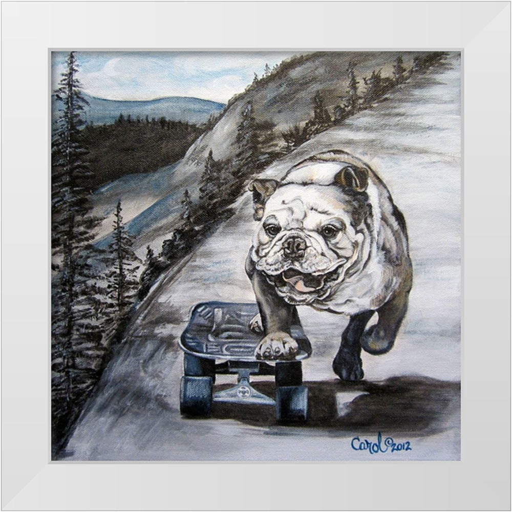 Dillon, Carol 26x26 White Modern Wood Framed Museum Art Print Titled ...