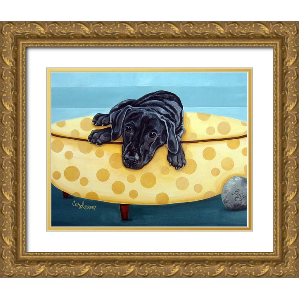 Dillon, Carol 32x26 Gold Ornate Wood Framed with Double Matting Museum ...