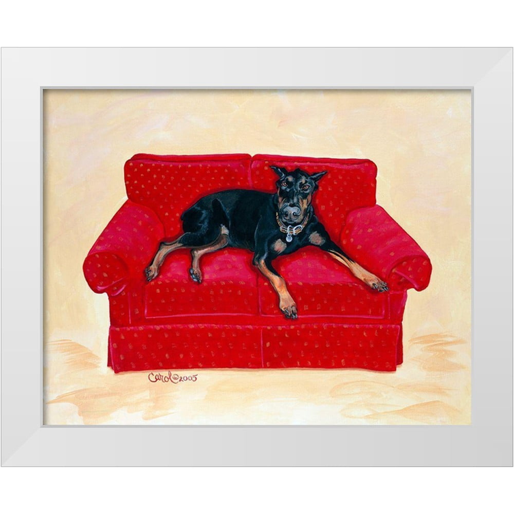 Dillon, Carol 32x26 White Modern Wood Framed Museum Art Print Titled ...