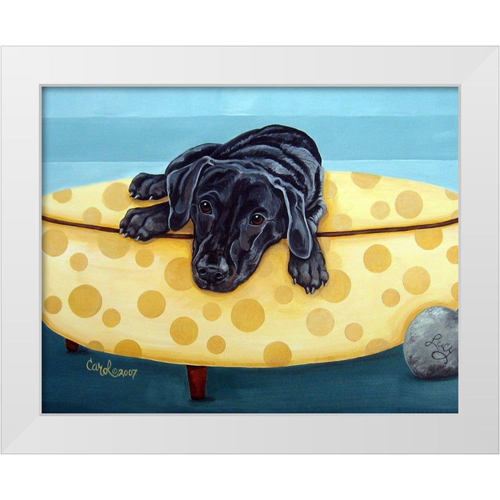 Dillon, Carol 32x26 White Modern Wood Framed Museum Art Print Titled ...