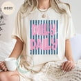 Dilly Dally Colorful Stripe Preppy Girly Spring Summer Aesthetic T ...