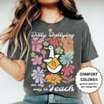 Dilly Dallying on My Way to Teach Shirt Funny Tea T-Shirt Cute Back to ...