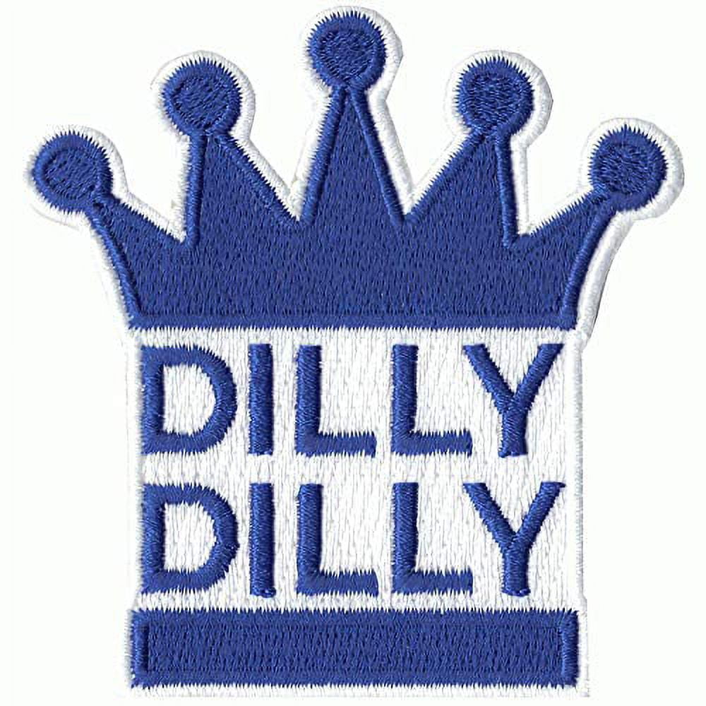 Dilly Dilly Beer Commercial Blue Crown Logo Embroidered Iron on Patch ...