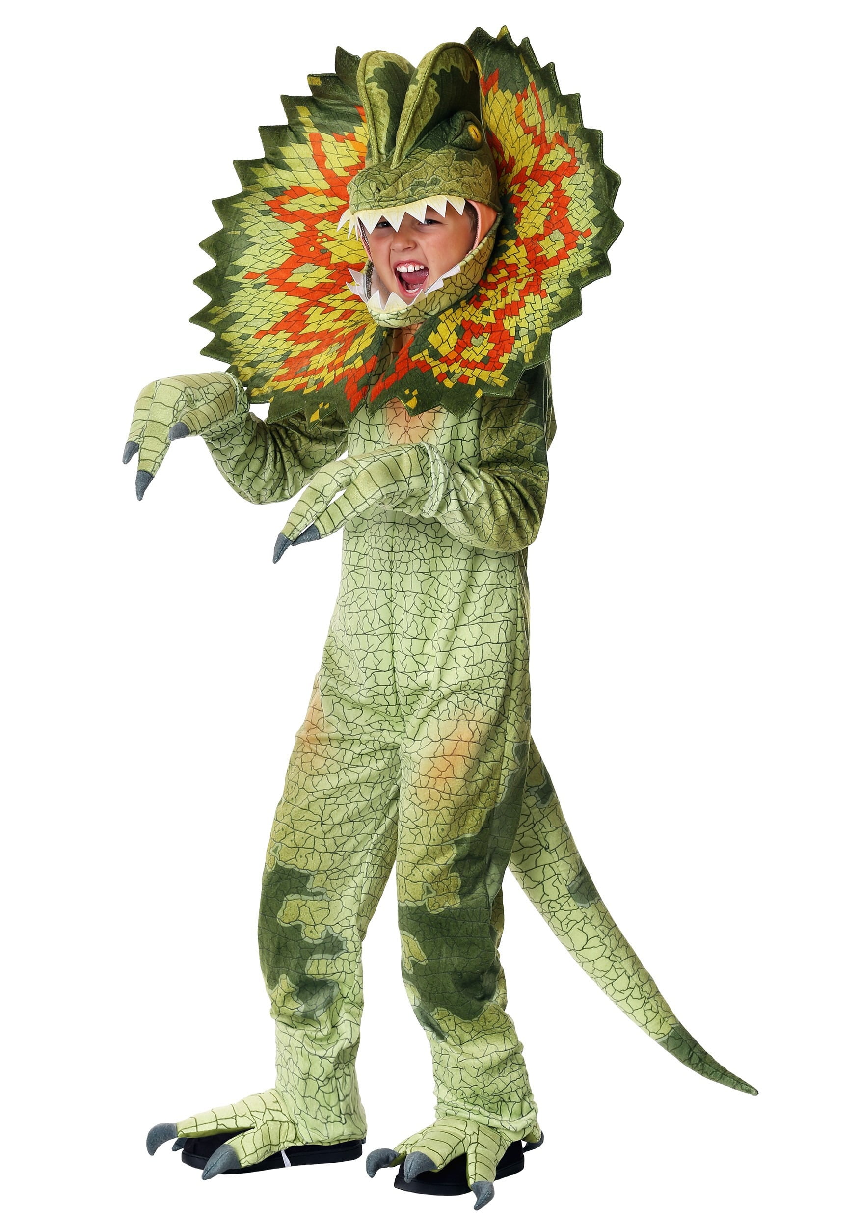 Walmart Exclusive Dilophosaurus Dino Halloween Costume for Kids ...