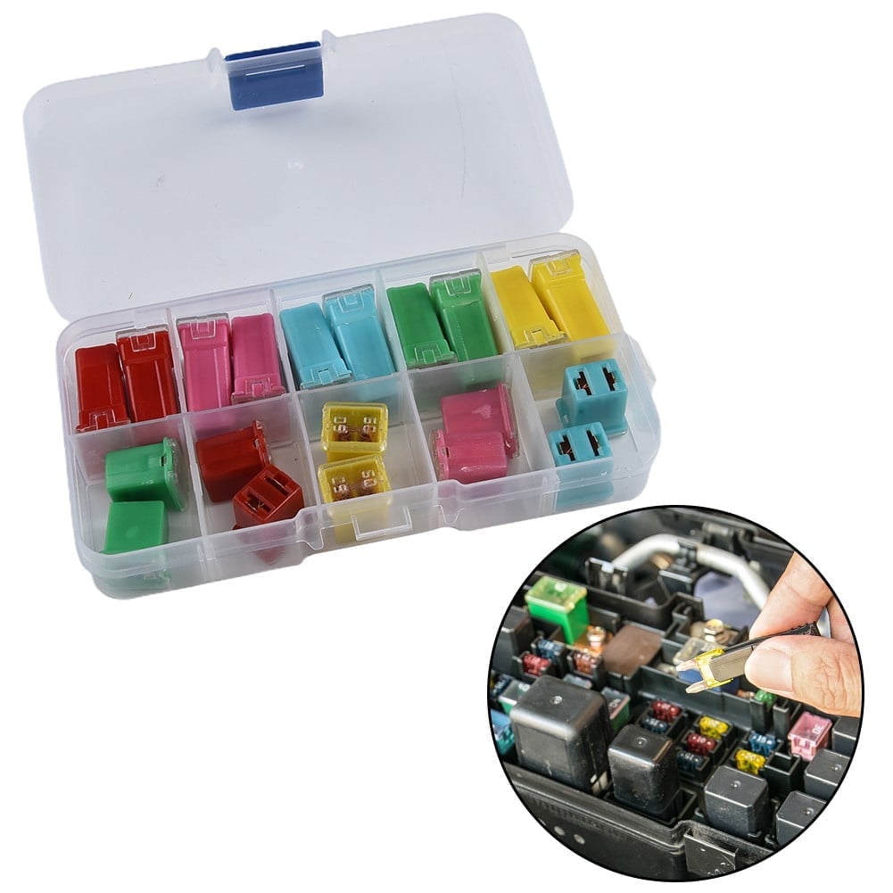 Diluopei 20X Fuses Pack Kit 20A 30A 40A 50A 60A Car Auto Van Square ...