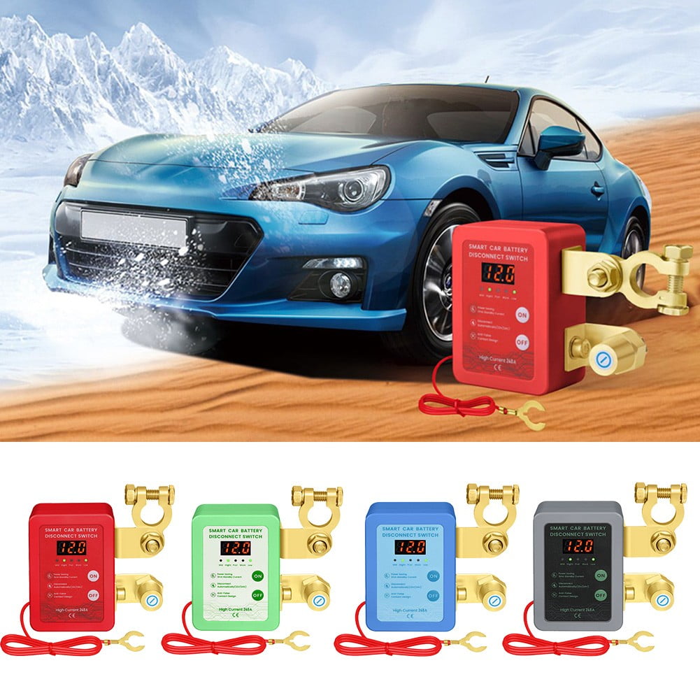 Diluopei 240A 12V Remote Battery Disconnect Switch Led Automatic Power ...