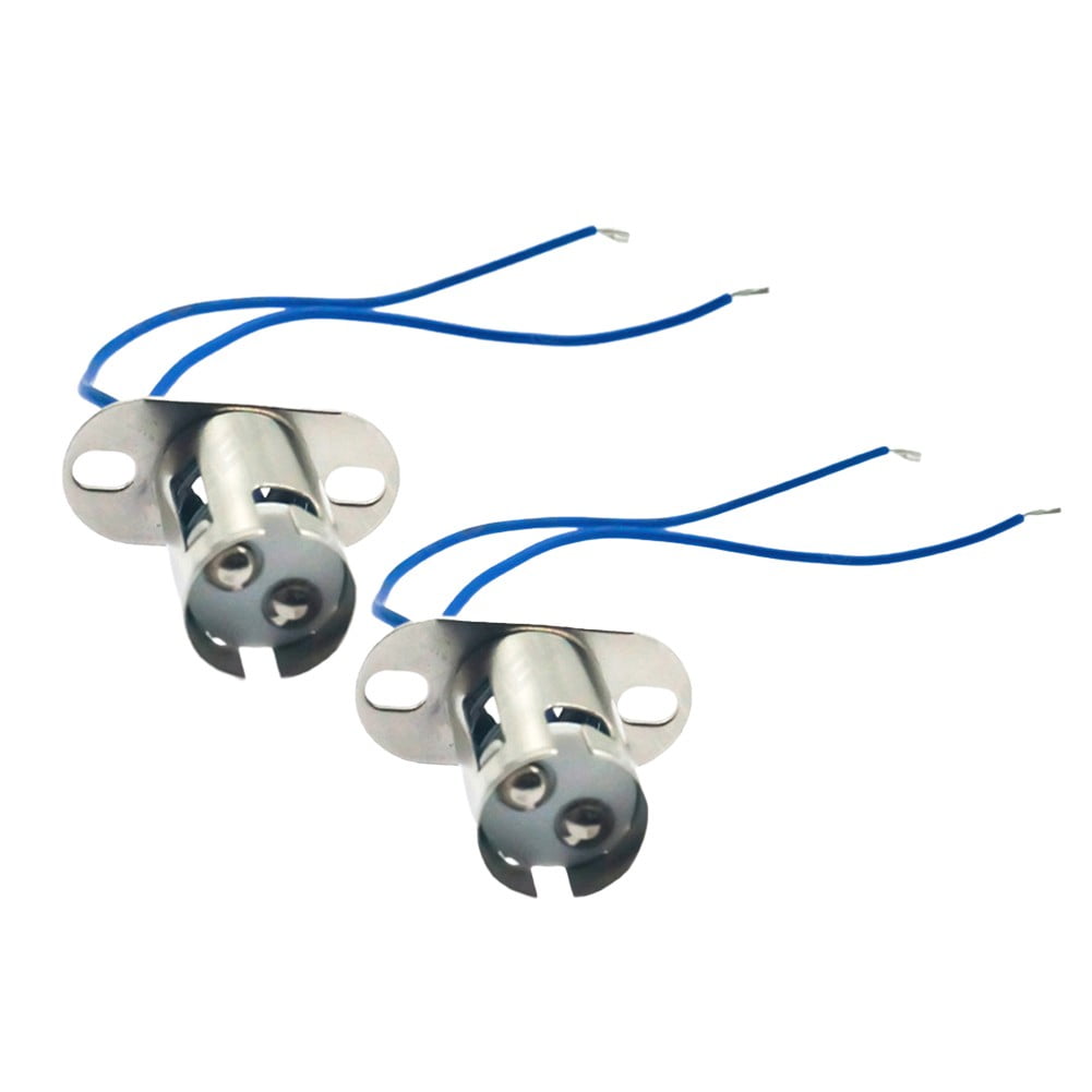 Diluopei 2Pc Ba15D 1157 Led Bulb Socket With Wire Connector For Car ...