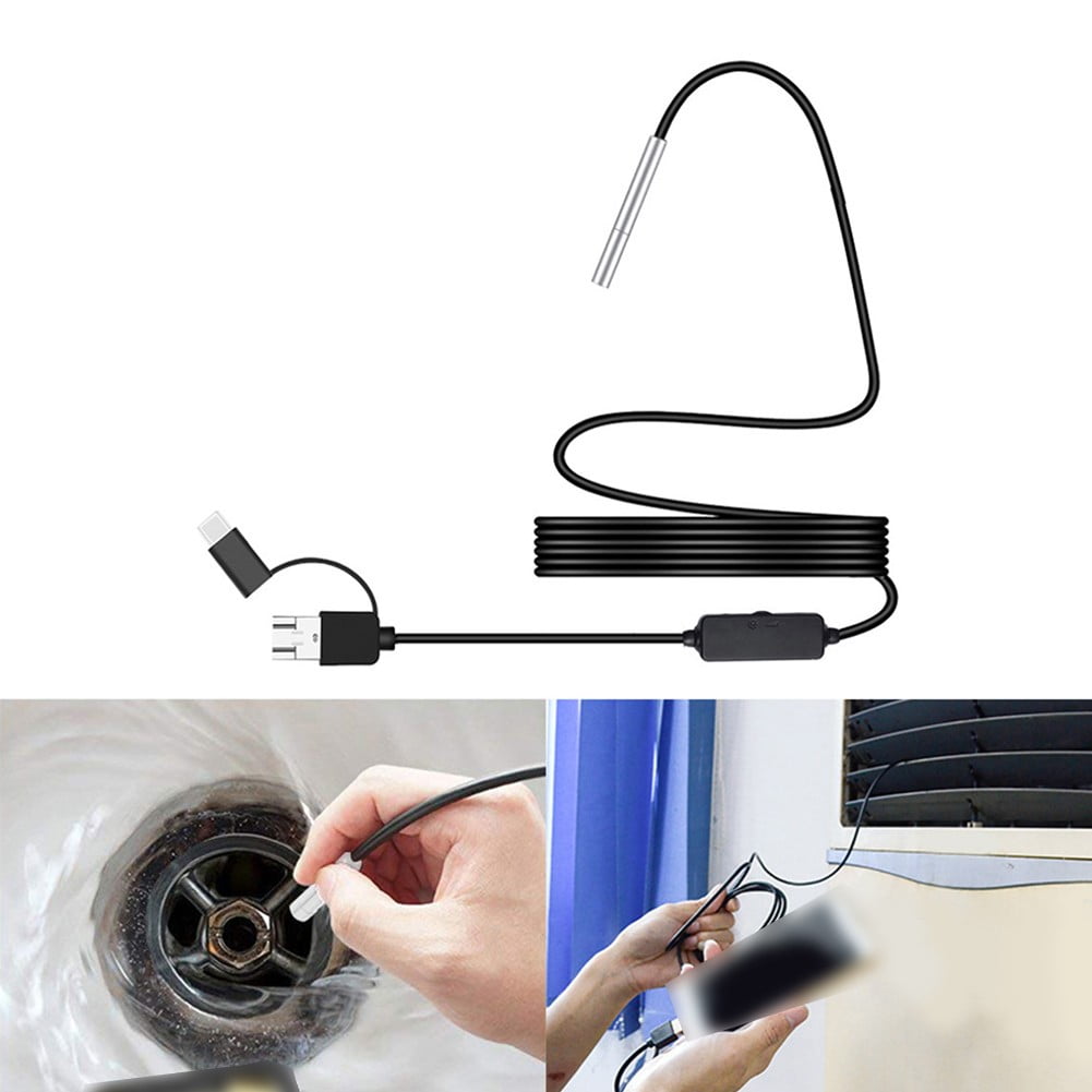 Diluopei 3In1 Usb 3.9Mm 2Mp 1080P Industrial Inspection Camera Duct Car ...