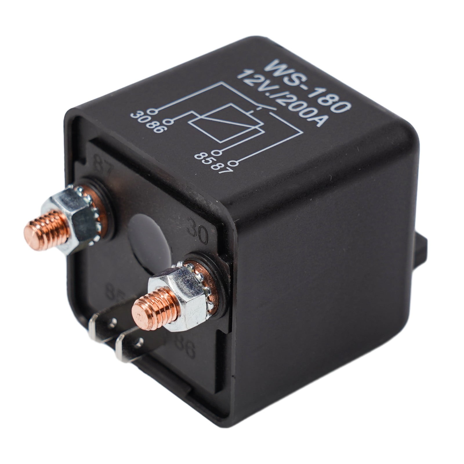 Diluopei 4Pin Over 200A 12V Dual Battery Isolator Relay Start On/Off ...