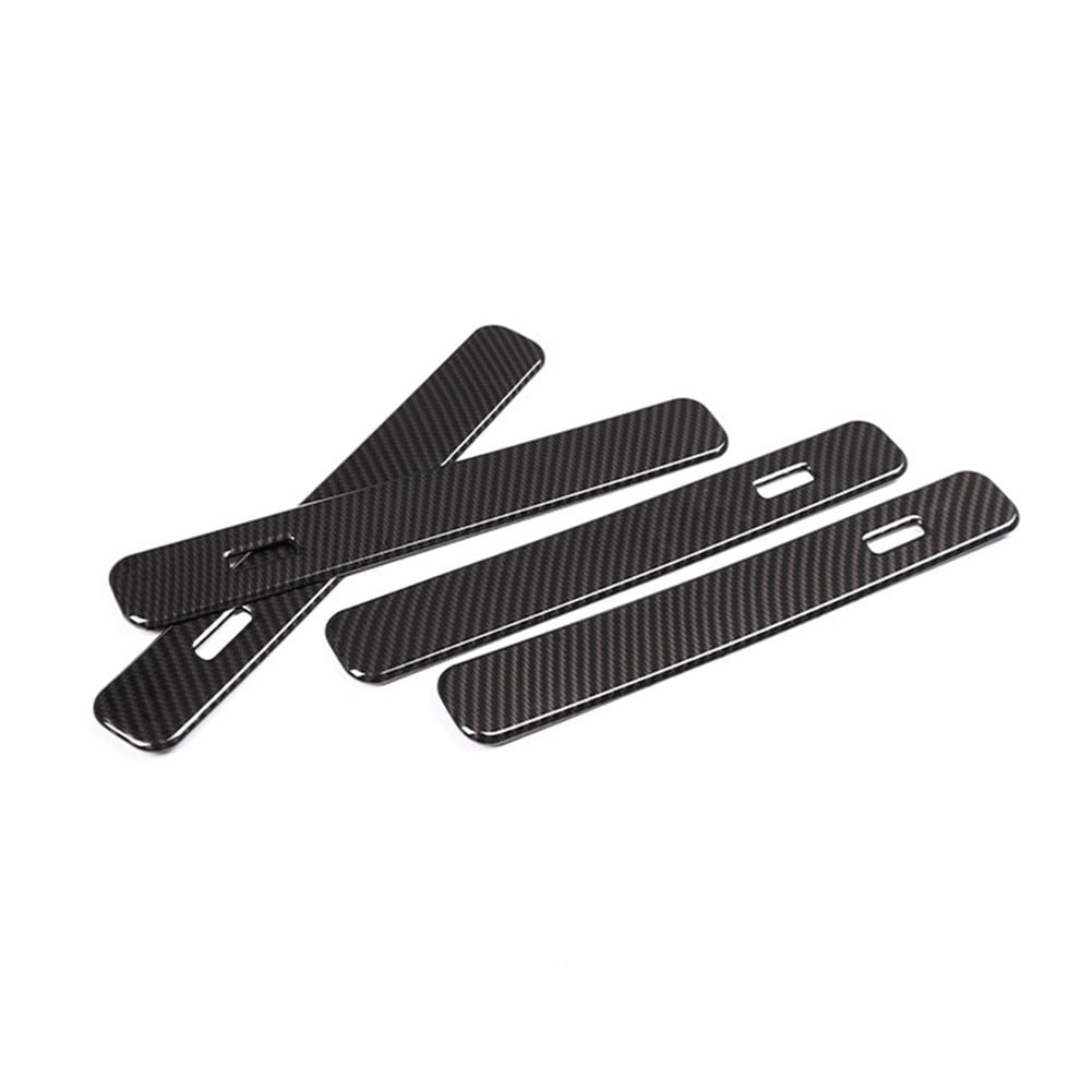 Diluopei 4X Carbon Fiber Exterior Door Handle Patch Trim For Range ...