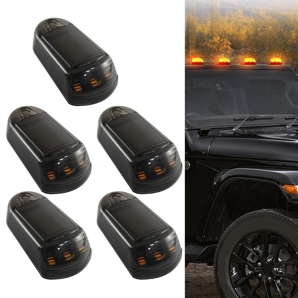 Diluopei 5Pcs Wireless Solar Powered Cab Lights For Truck, Solar Cab ...