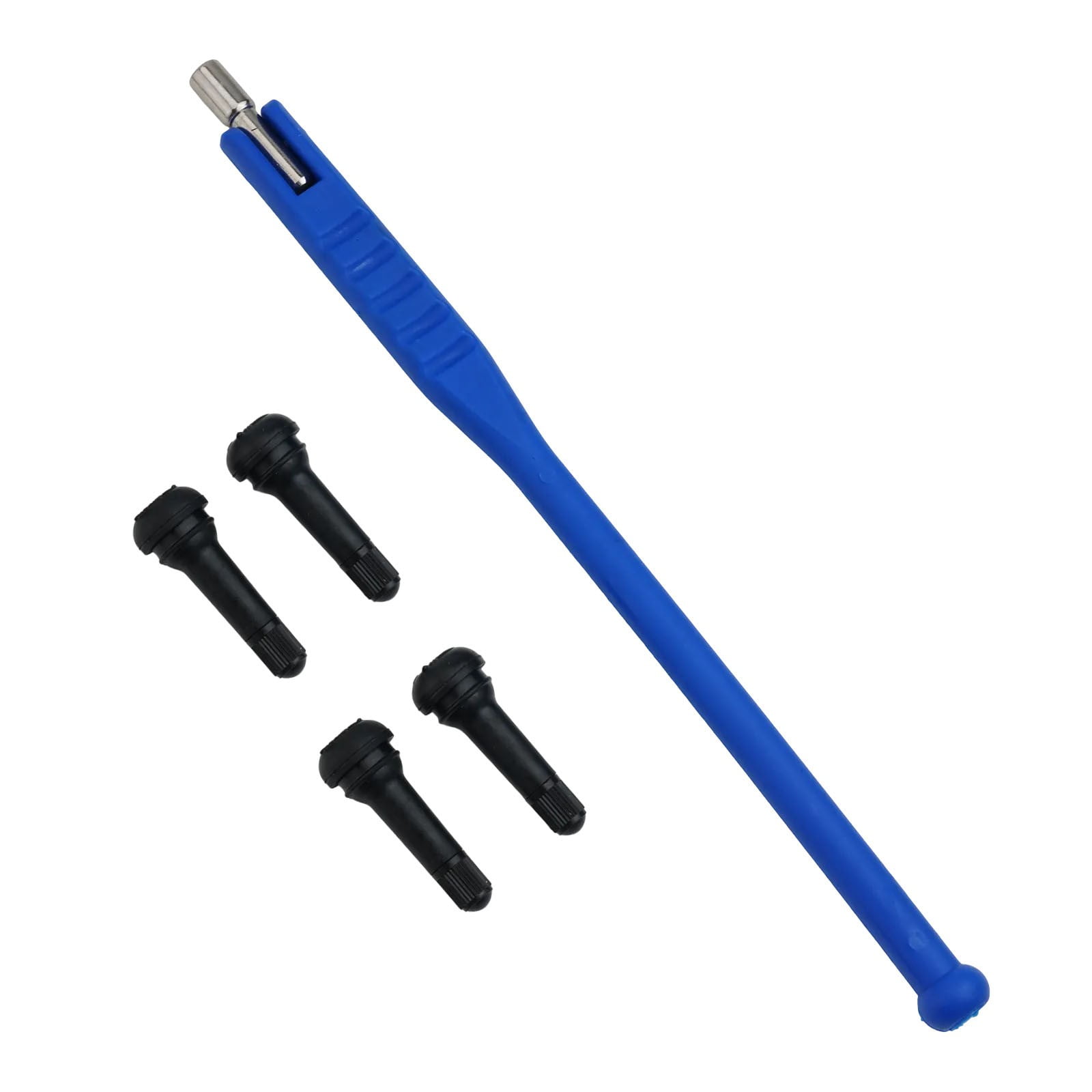 Diluopei 5X Tr414 Tubeless Rubber Tyre Valves+ Stem Puller Remover Tool ...