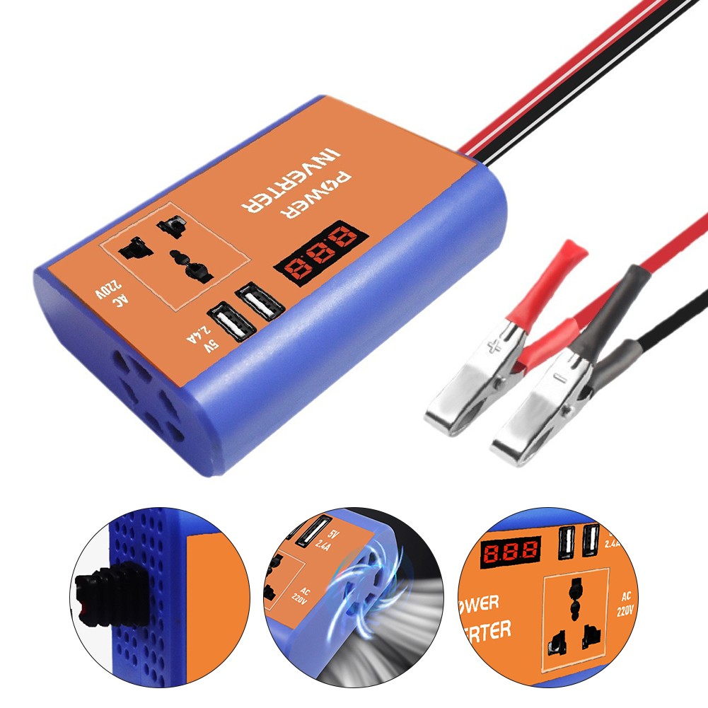 Diluopei Car 150W Converter Power Inverter Dc 12V To Ac 220V Invertor ...