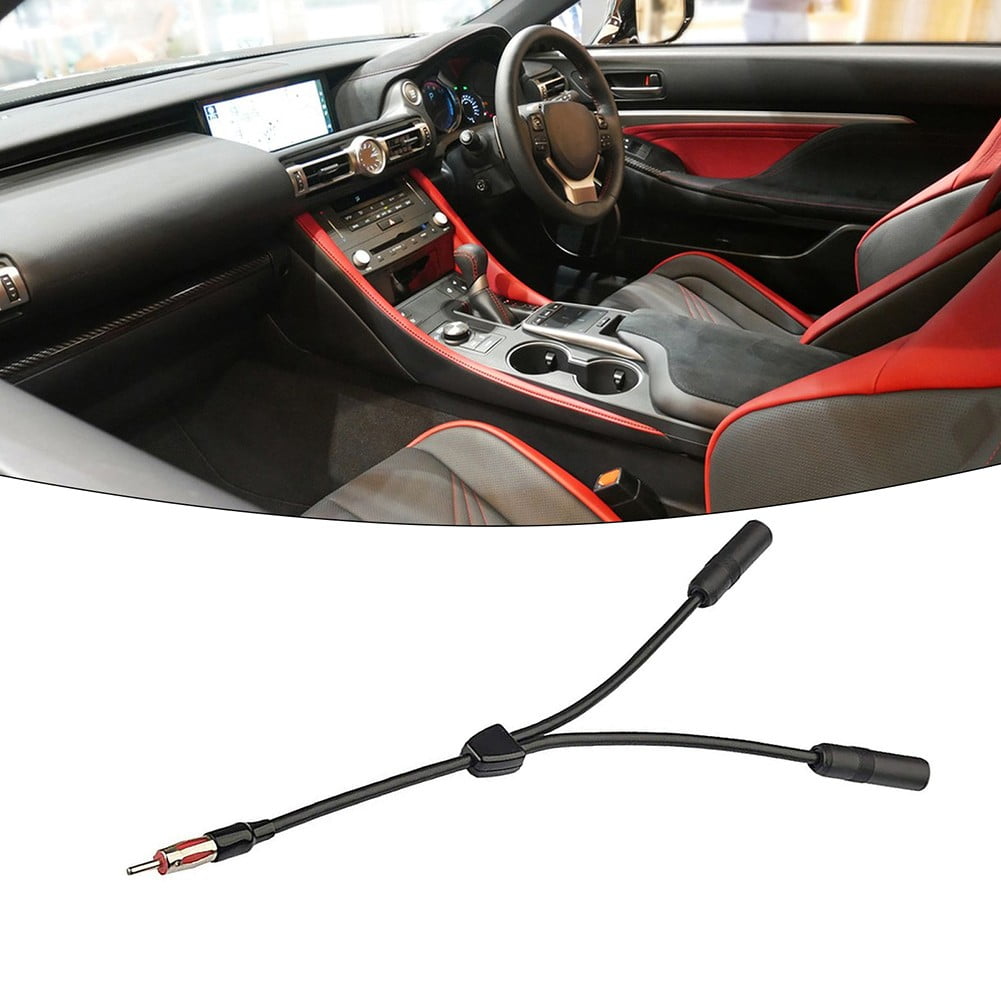 Diluopei Car Antenna Cable Adapter Radio Antenna Aerials Am Fm Audio ...
