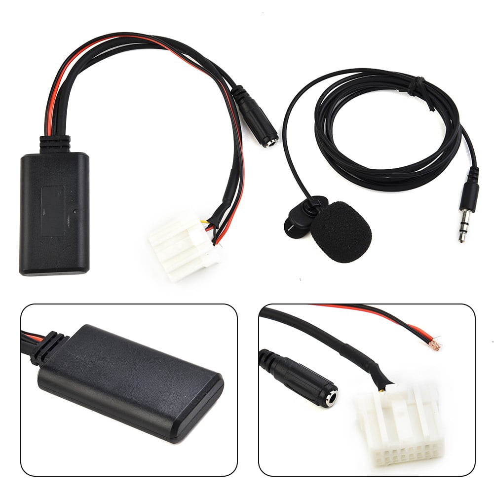 Diluopei Car Aux Audio Cable Adapter Bluetooth-Compatible Mic For Mazda ...