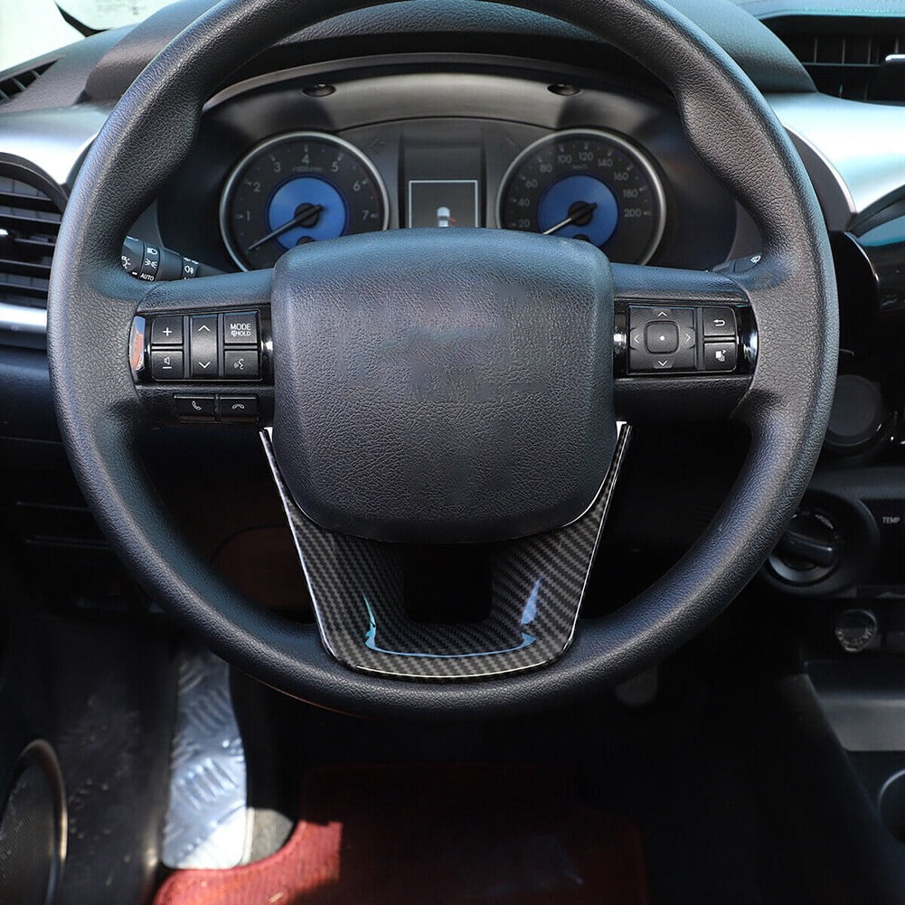 Diluopei Car Carbon Fiber Abs Steering Wheel Trim Cover For Toyota For ...