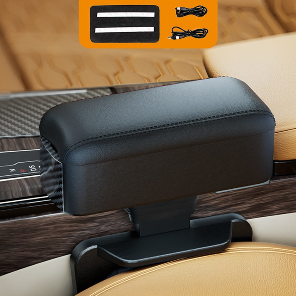 Diluopei Car Center Console Armrest Rest With Cup Holder Adjustable ...