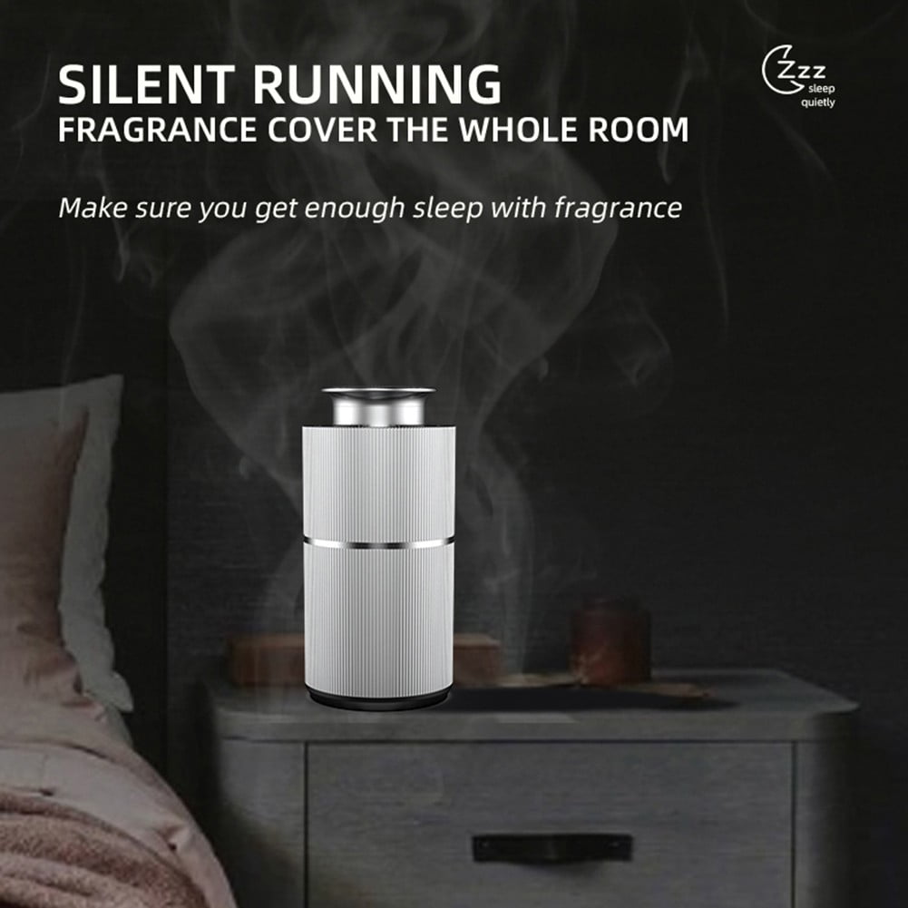 Diluopei Car Diffuser Waterless Essential Oil Diffuser Aromatherapy Atomizing Diffuser-Gold ...