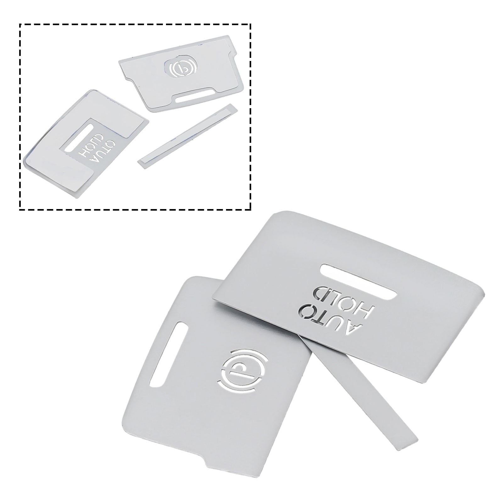 Diluopei Car Handbrake Auto Hold P Switch Button Sticker Cover For Golf ...