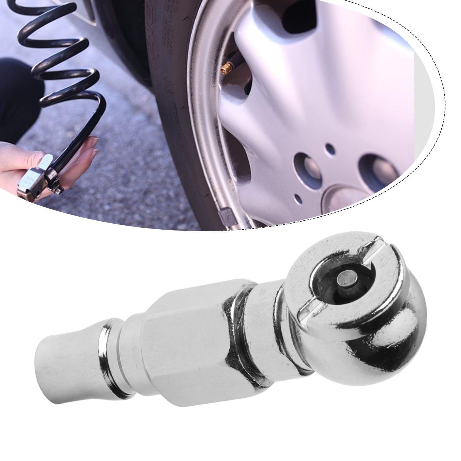 Diluopei Car Tire Inflating Nozzle Inflator Valve Single Double Head ...