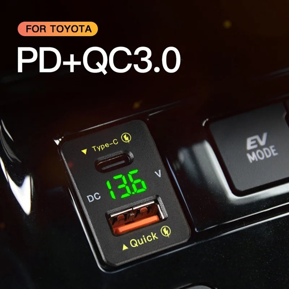 Diluopei For Qc3.0 36W Usb Port Car Charger Power Socket Adapter Fast ...