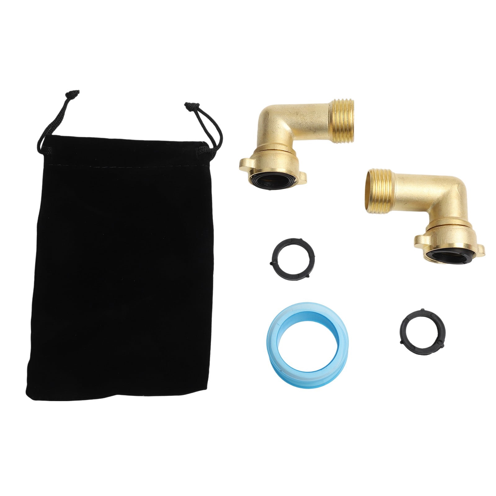 Diluopei Garden Hose Elbow Fitting 90 Degree Brass Fitting Hose Elbow ...