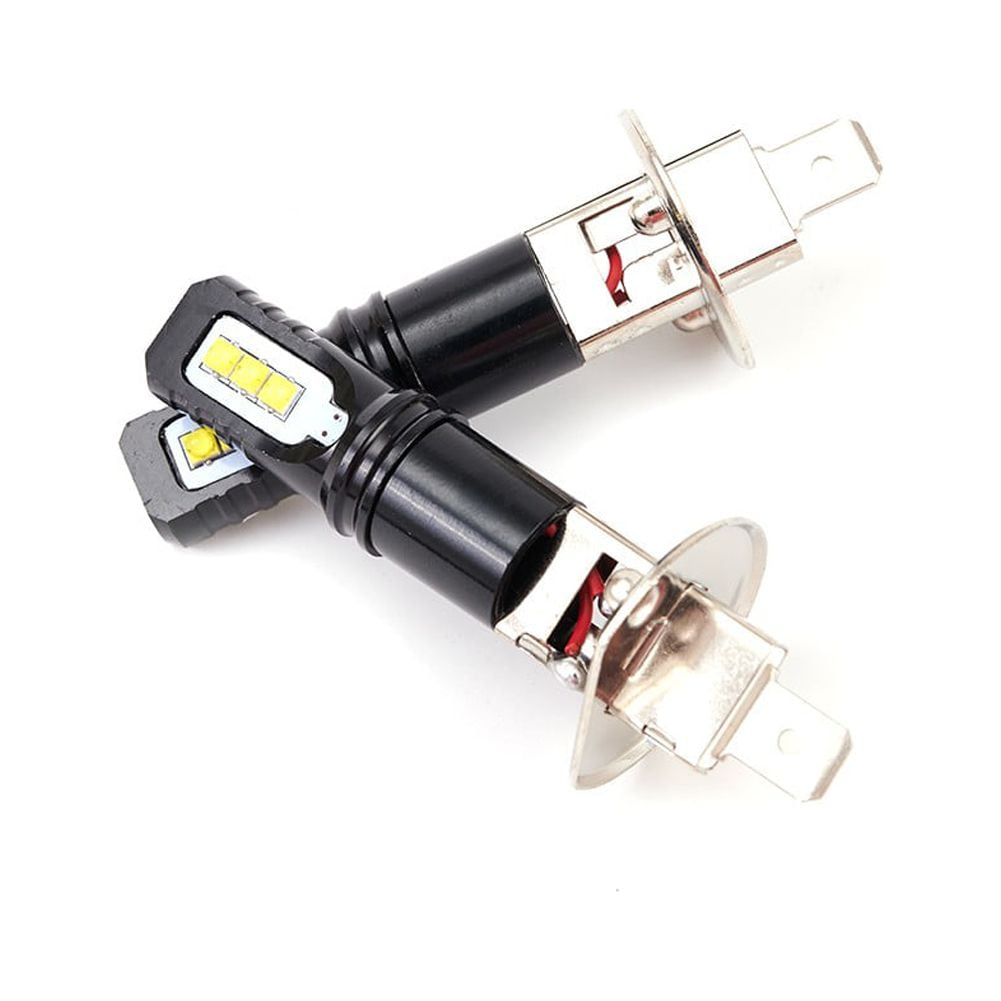 Diluopei H1 6000K Super Bright 8000Lm Csp Led White Fog Light Bulbs Kit ...