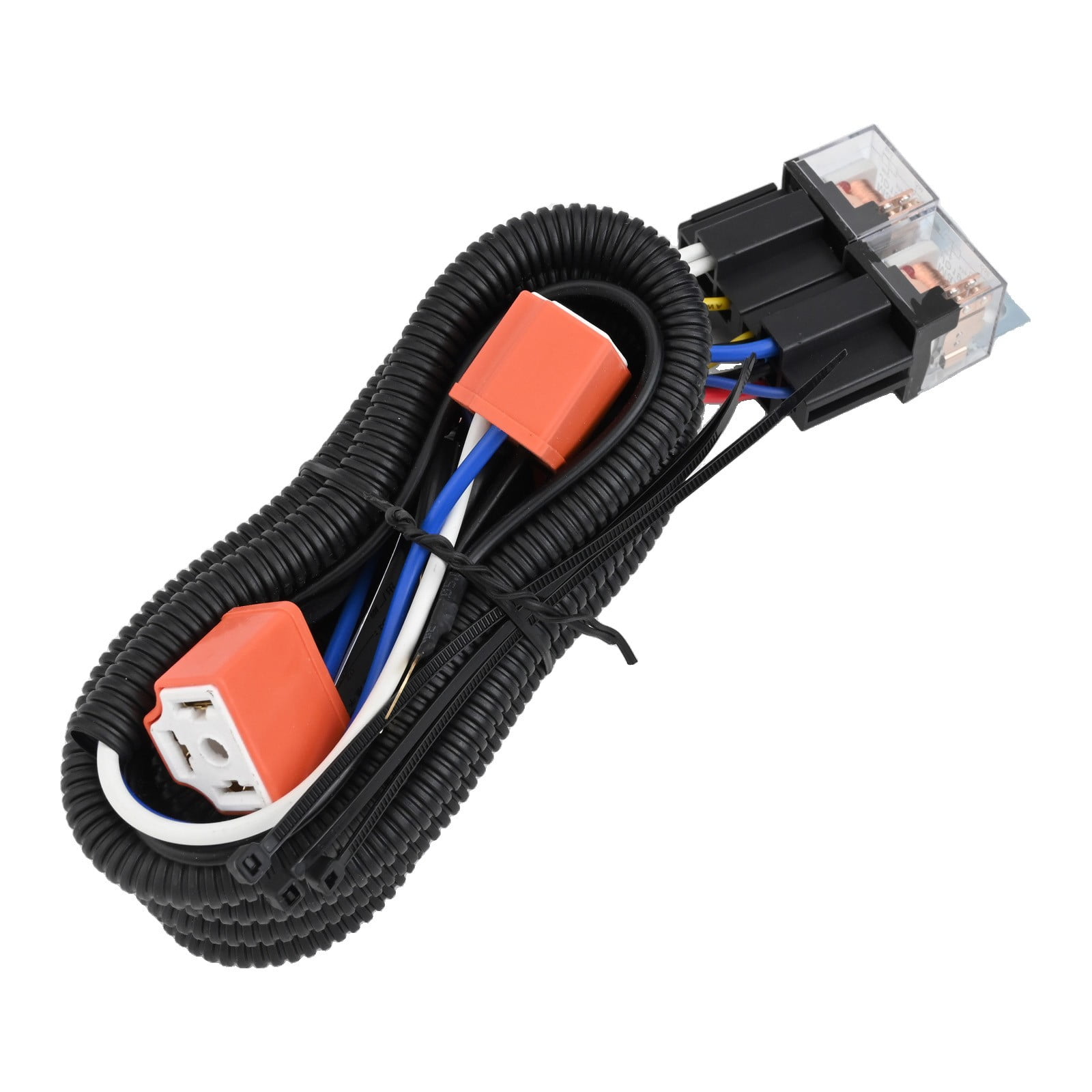 Diluopei H4 Headlight Relay Harness Kit,Light Enhancement Fit For ...