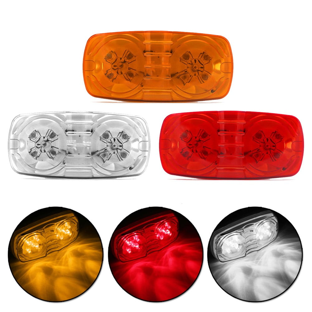Diluopei Led Front Rear Side Marker Light Truck Van Trailers Indicator ...