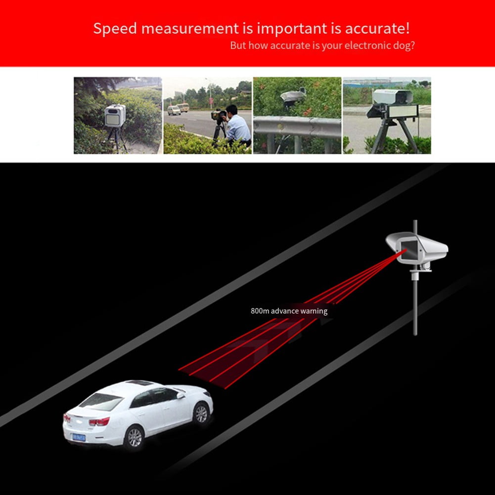 Diluopei Long Range Speed Camera Detector With 360° Protection & Voice ...