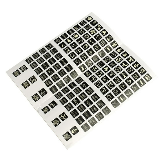 Diluopei Night Glow Rocker Switch Decal Label Circuit Panel Sticker Car ...