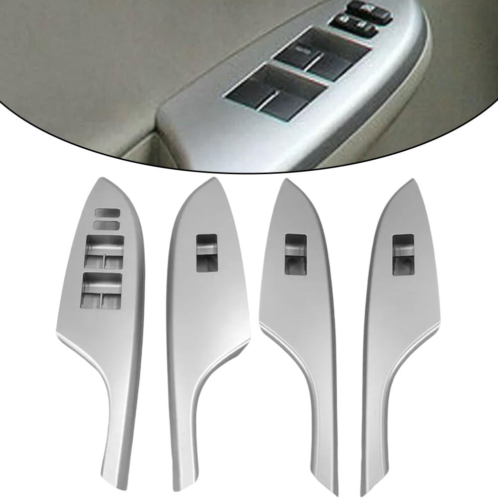 Diluopei Set Of 4 Door Window Switch Trim Cover Bezel Panel For Toyota ...