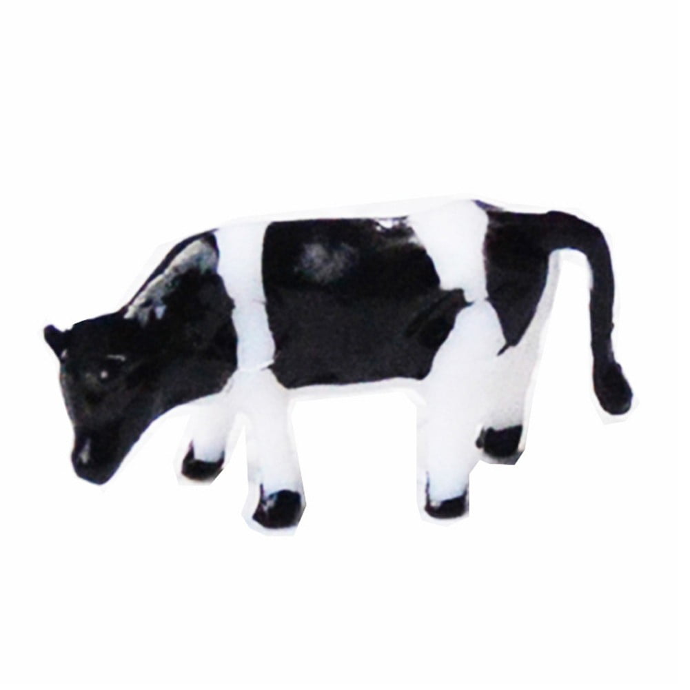 Diluopel 1:87 Scale Ho/Oo Gauge 00 Cows Model Railway Black & White Cow ...