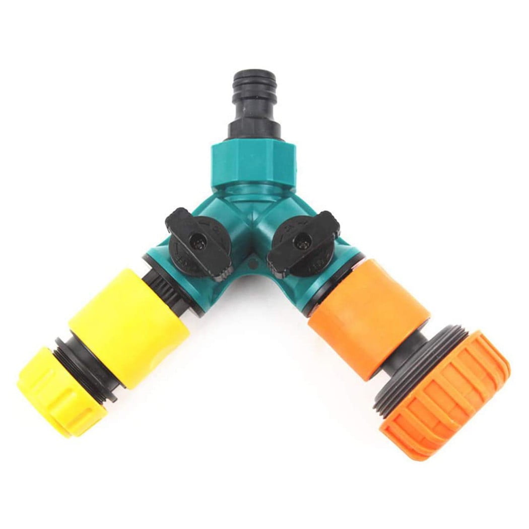 Diluopel 2 Way Hose Pipe Splitter Connector Adaptor Garden Hose ...