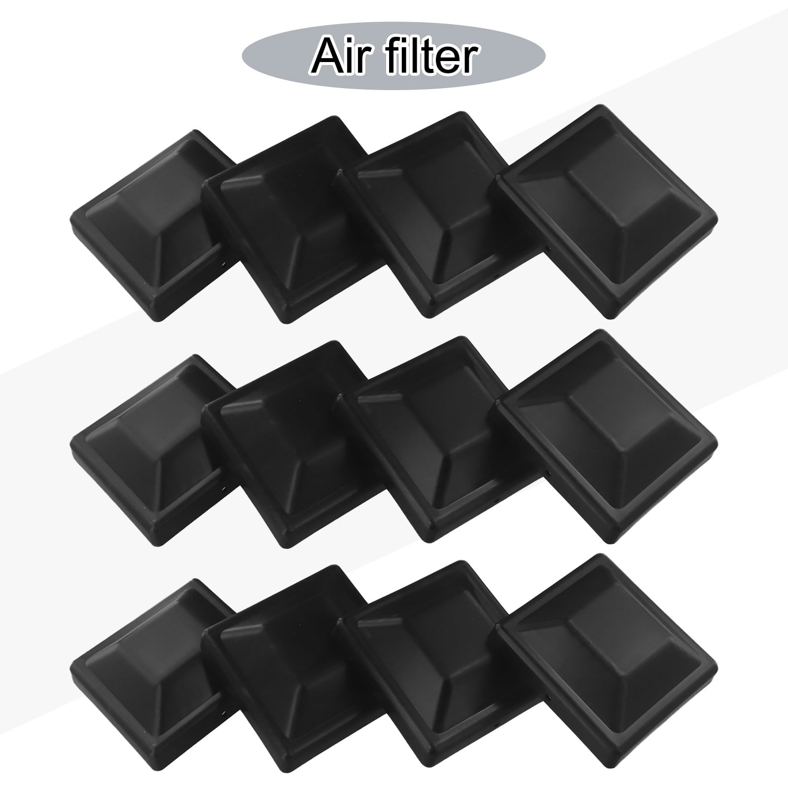 Diluopel 4X4Inch Wood Fence Post Cover Plastic Deck With Screw ...