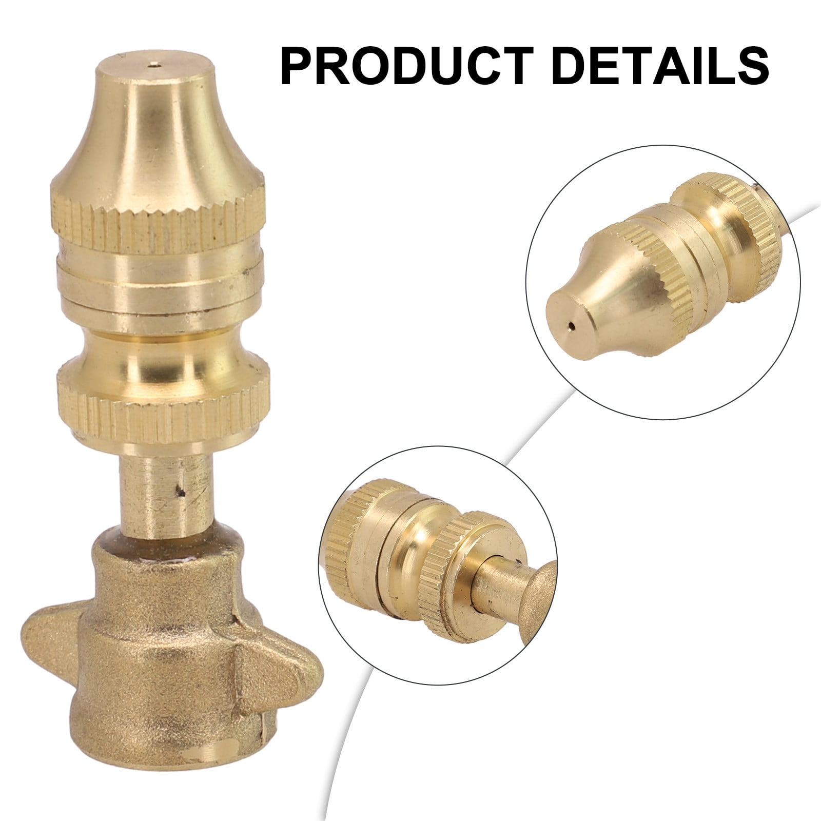Diluopel Agriculture Brass Electric Sprayer Missile Nozzle Straight ...