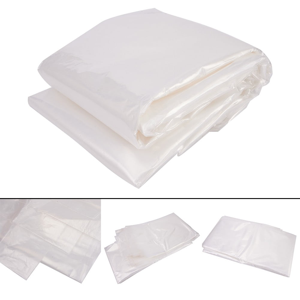 Diluopel Clear Polythene Plastic Sheeting Garden Diy Material Cover For ...