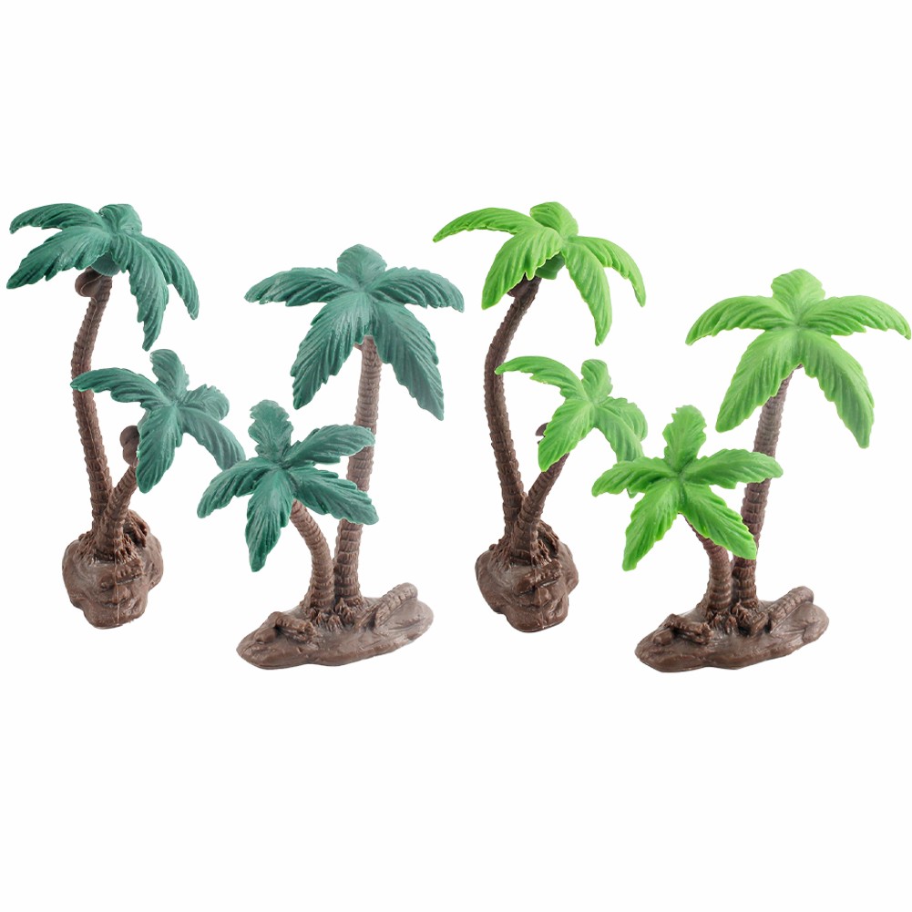 Diluopel Delicate Mini Coconuts Tree Model Tree Figurines For Diy ...