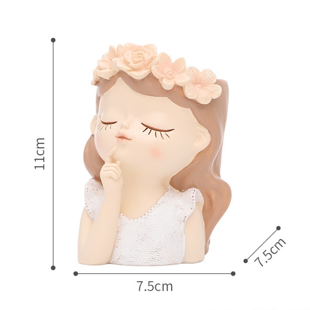 Diluopel Fairy Plant Vase Green Potted Plants Pot For Stylish Home ...