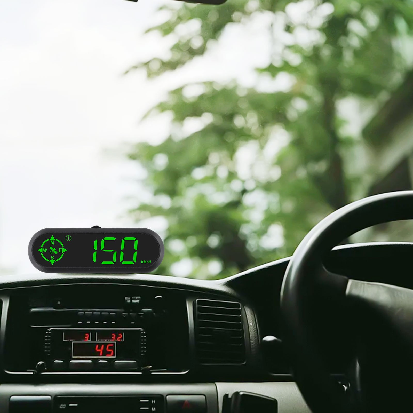 Diluopel GPS Head Up Display Speedometer Car HUD Multi-Function Speed ...