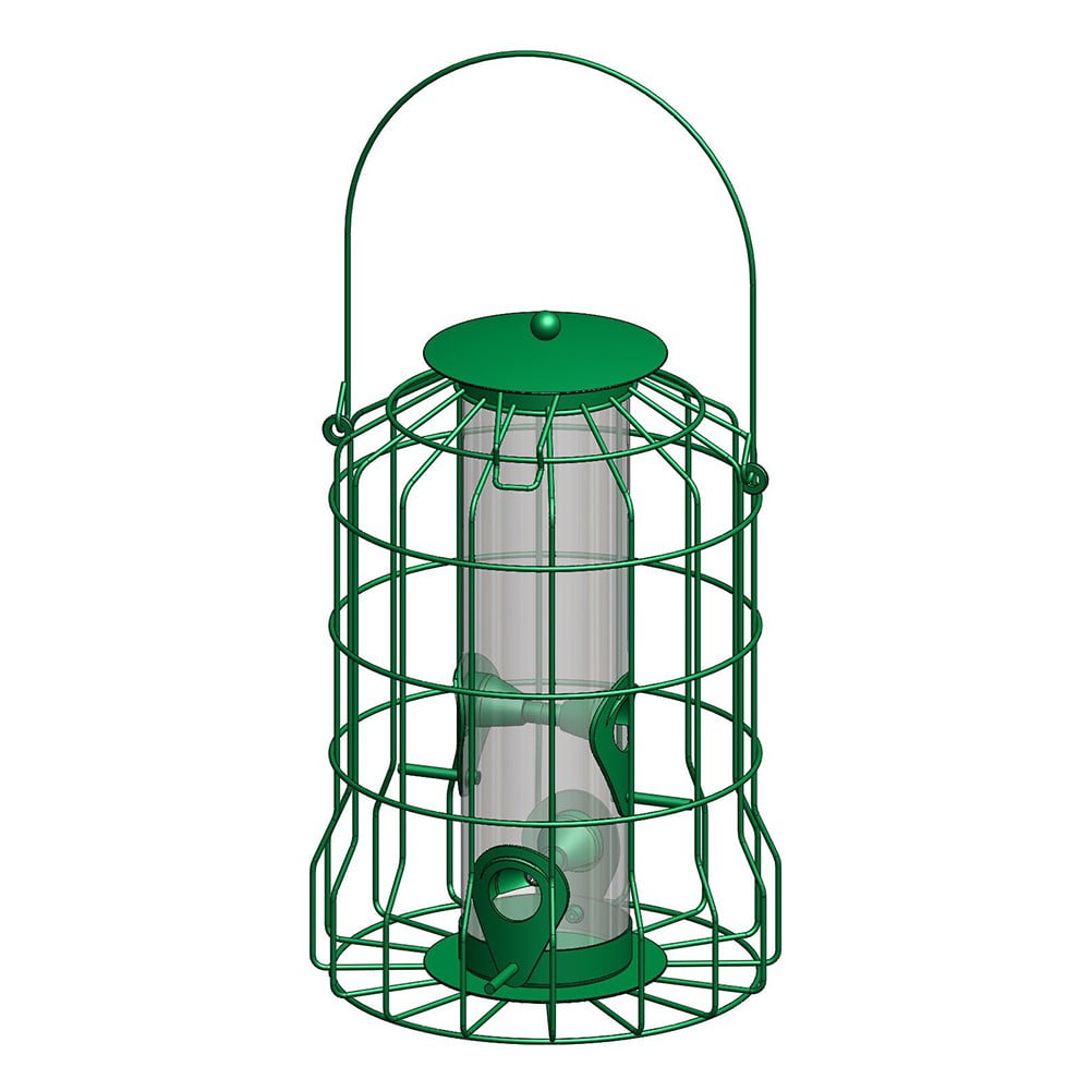 Diluopel Garden Bird Peanut Nut Feeder Squirrel Proof Cage Hanging ...
