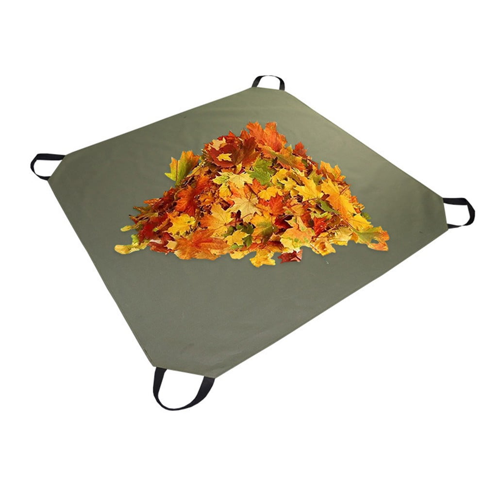 Diluopel Leaf Tarp With 4 Handles Garden Waste Yard Tarps Extra ...