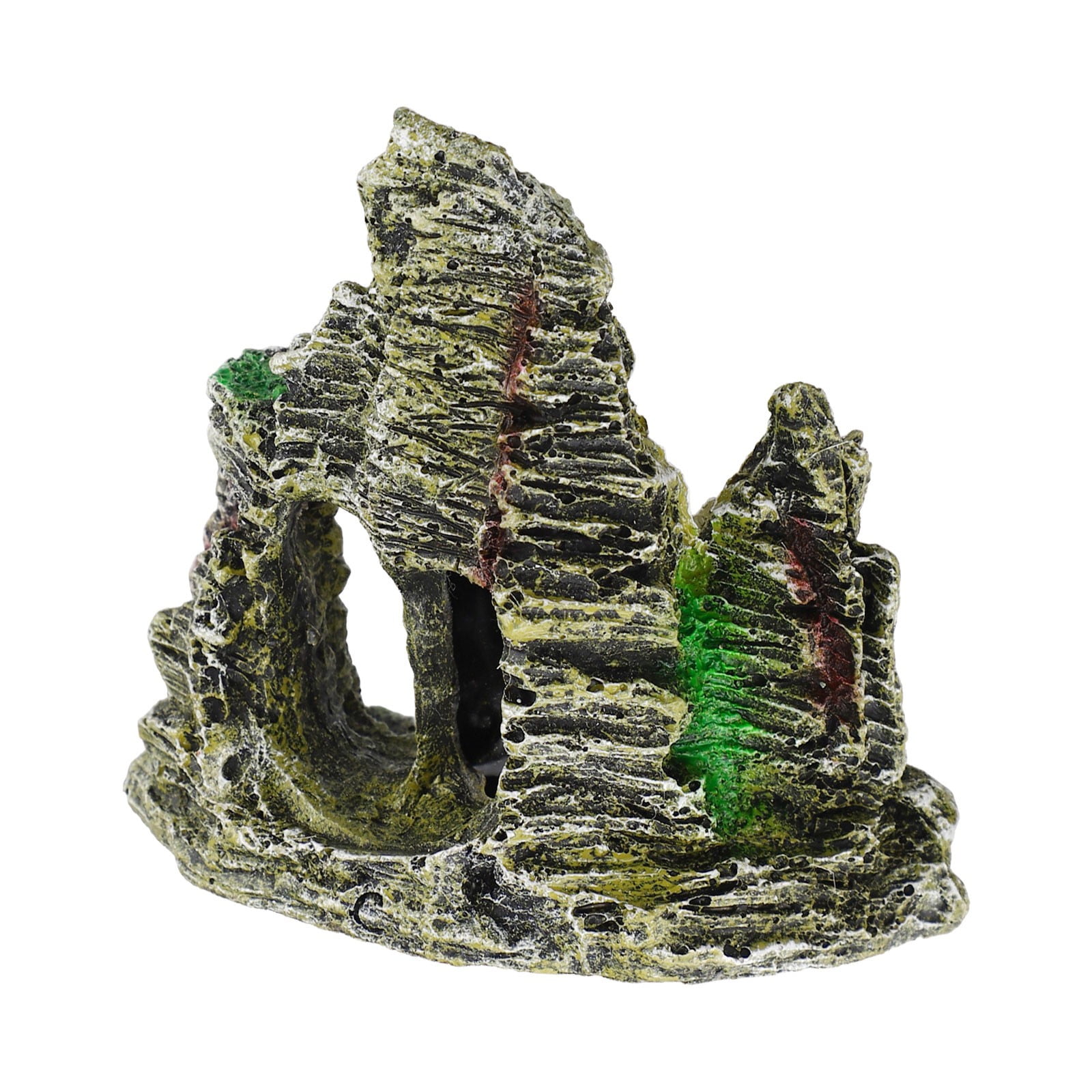 Diluopel Mountain View Aquarium Rock For Cave Tree Bridge Fish Tank ...