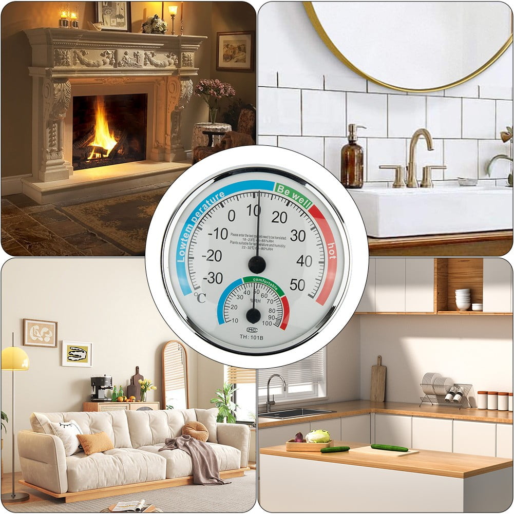 Diluopel Thermometer Hygrometer For Thermo Analogue Humidity Room ...