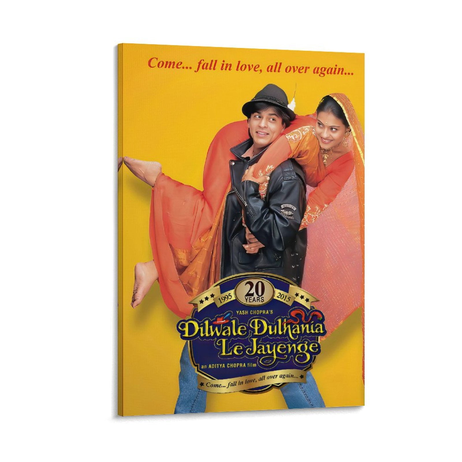 Dilwale Dulhania Le Jayenge(3)Classic Movie Poster Picture Print Canvas ...